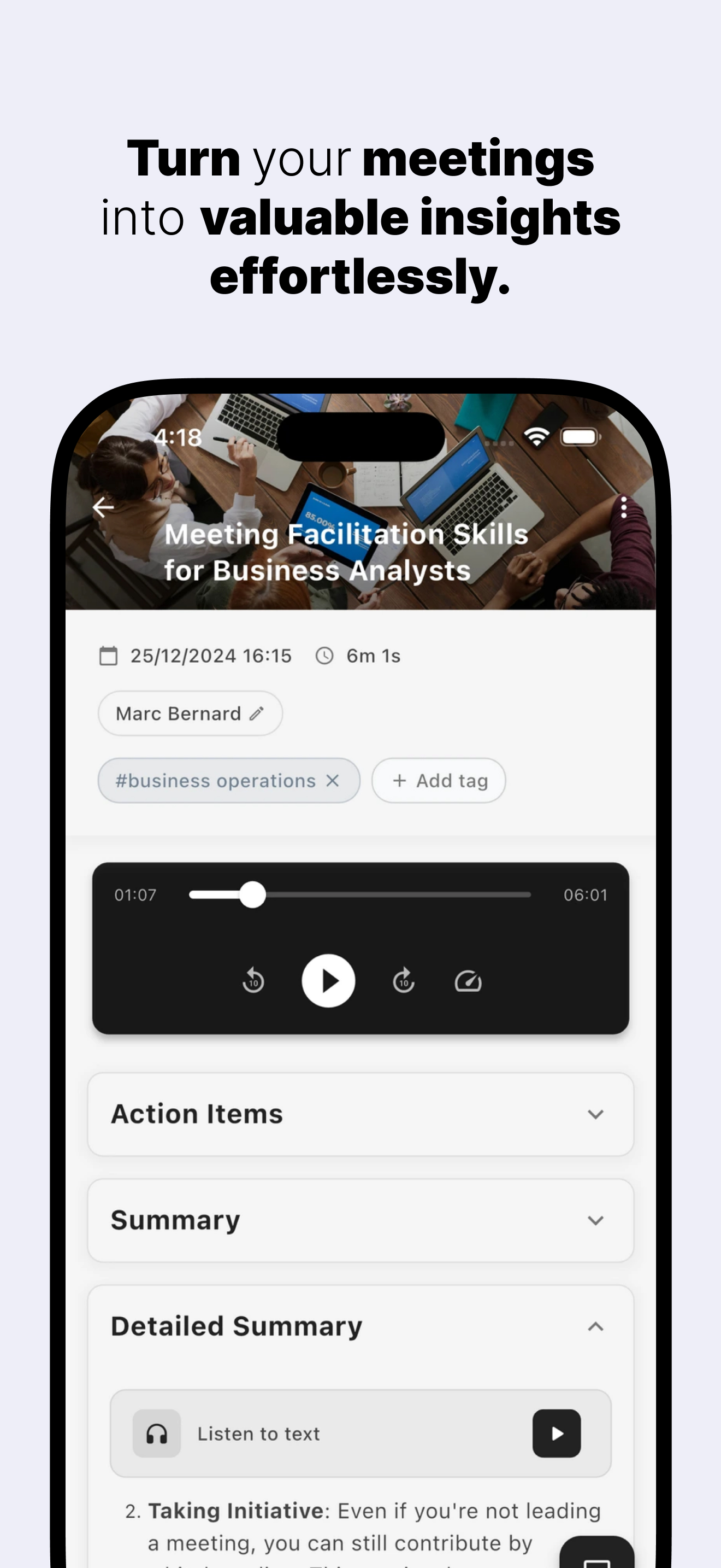 Anotar - Record your work meetings privately